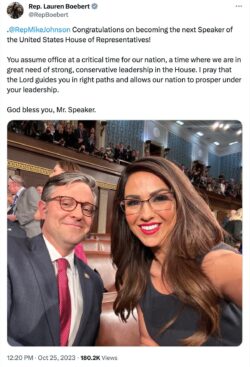 To Know Lauren Boebert is to Know Mike Johnson | Colorado Pols