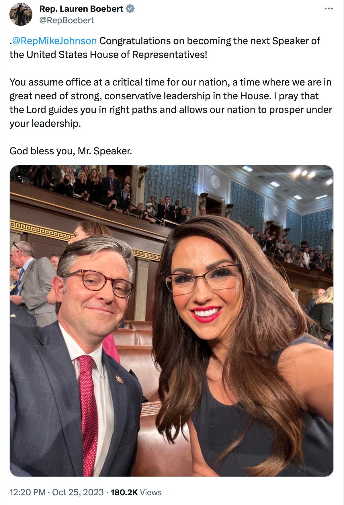 To Know Lauren Boebert is to Know Mike Johnson | Colorado Pols