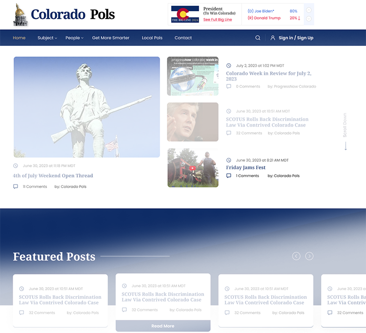 Coming Soon: Your New Colorado Pols Experience | Colorado Pols