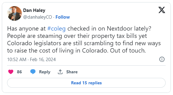 Sorry Dan Haley, Nextdoor Anecdotes Aren't Data | Colorado Pols