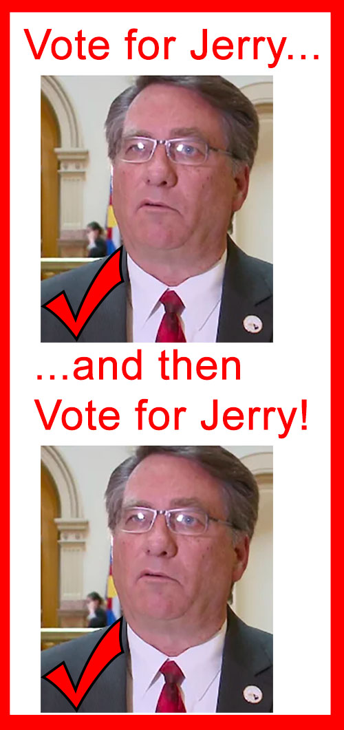 A Candidate So Nice, You'll Need to Vote for Him Twice | Colorado Pols