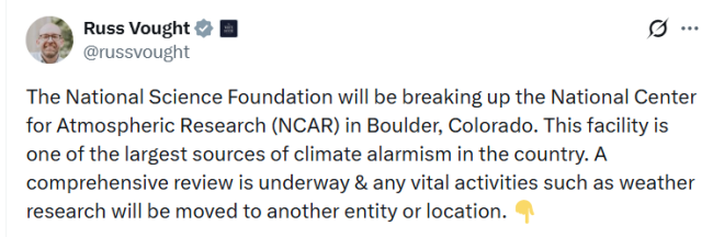 NCAR Next On Trump's Make America Ignorant Again Chopping Block ...